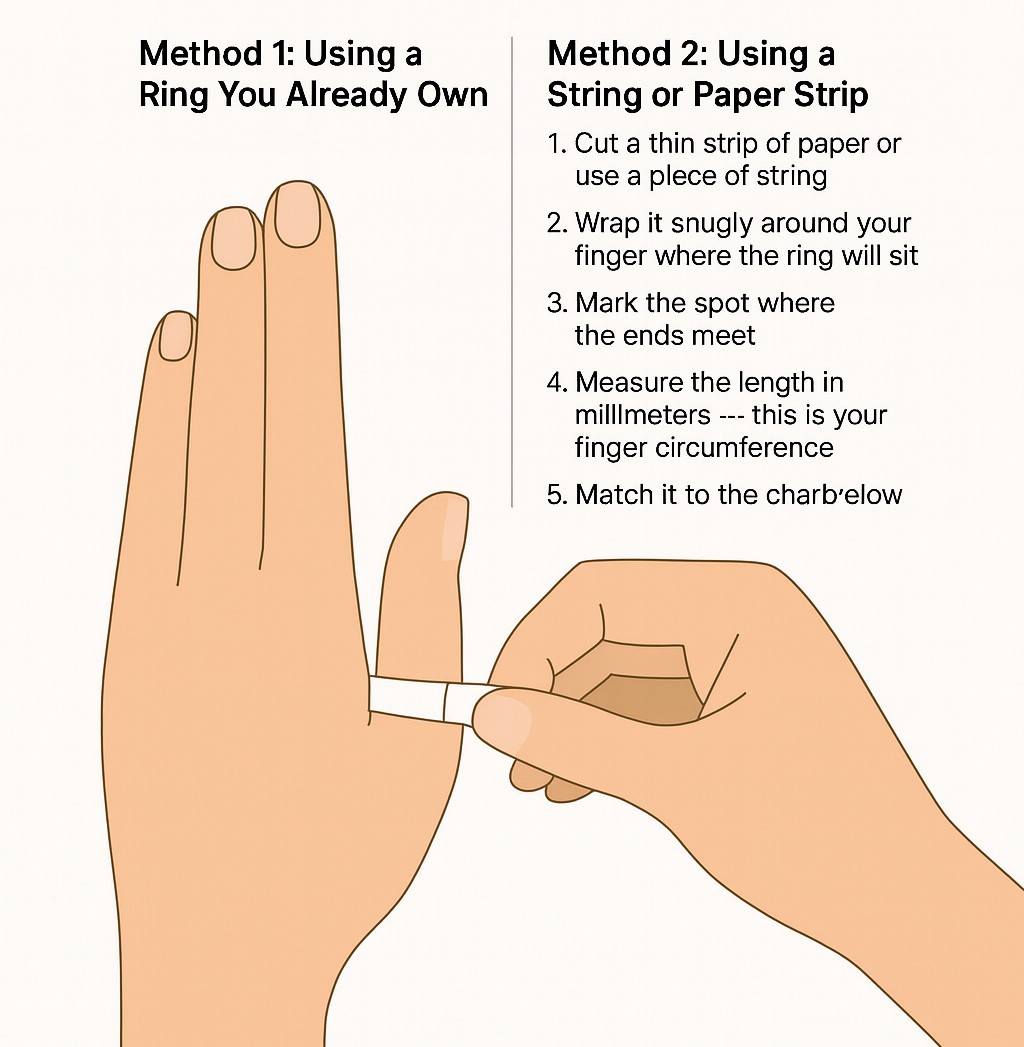 DIY Ring Size Measurement Guide - Pons Fine Jewelry
